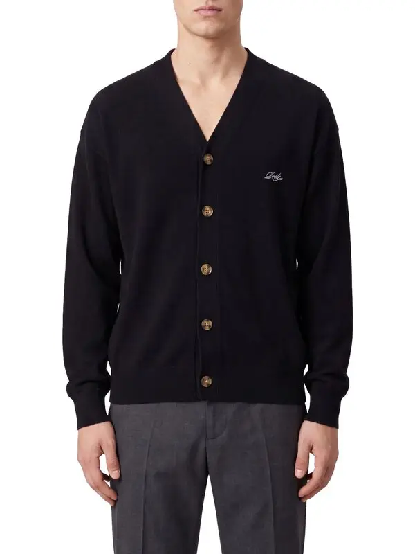 Drole De Monsieur Cardigan Sweater - Black