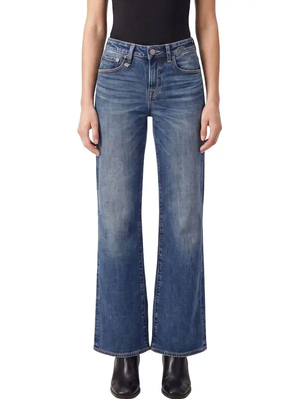 R13 Wide Leg Jeans - Blue