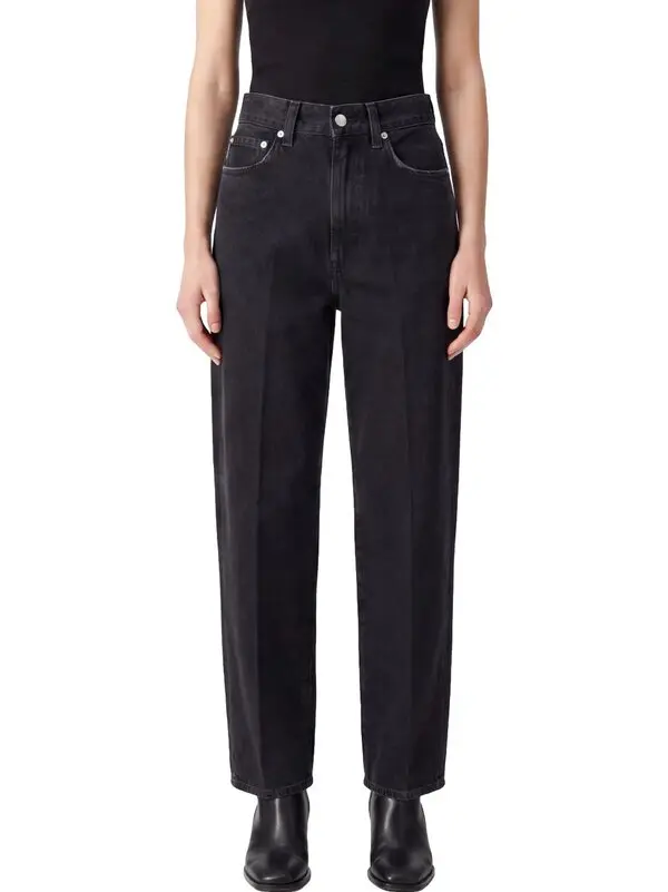 AGOLDE High-waisted Tapered Fit Jeans - Denim