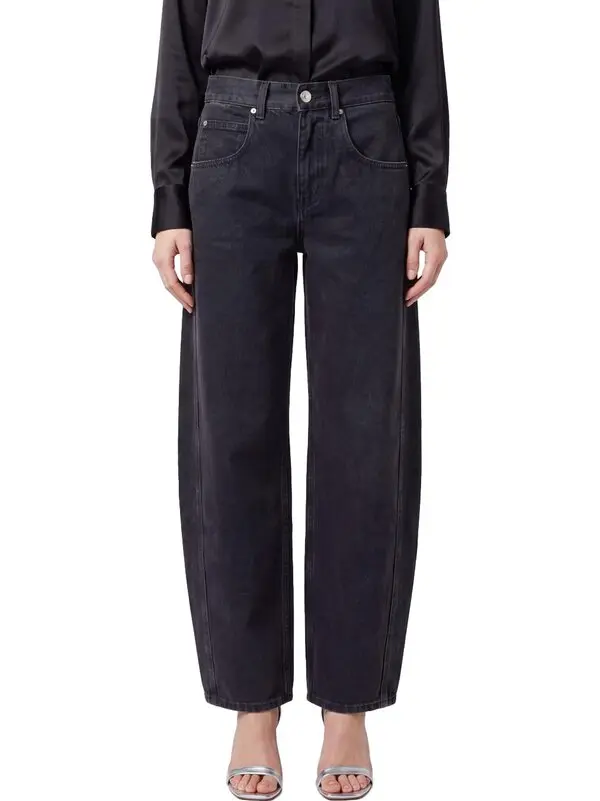 Isabel Marant Étoile Tailored Wide Leg Jeans - Black