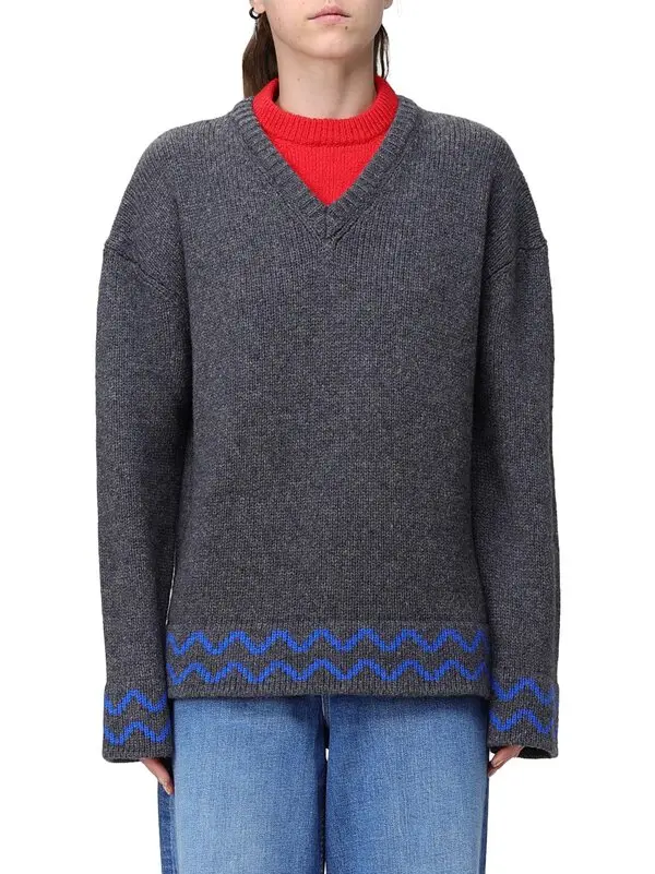 Marni V-neck Sweater - Grey