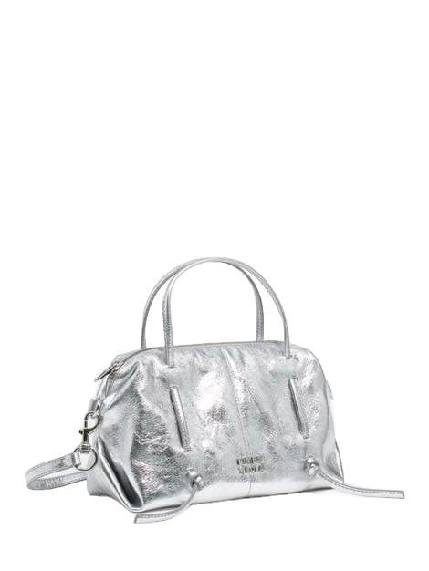 Bimba Y Lola Mini Leather Lolita Bag - Silver
