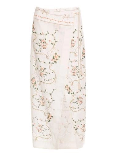 Agua Bendita Tierra Navegante Pareo Midi - Ivory
