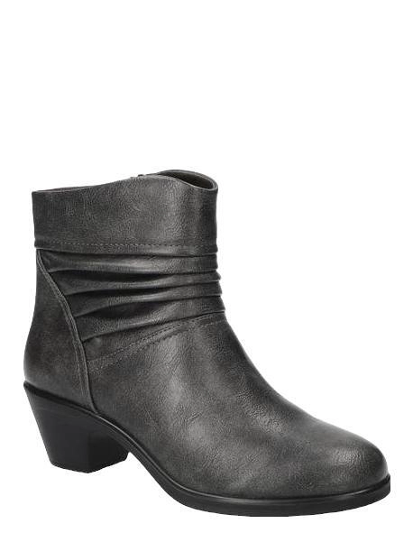 EASY WORKS BY EASY STREET Bess Faux Leather Ankle Boot - Grey