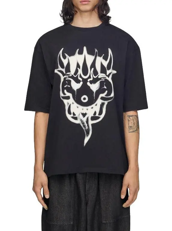 Y3 Chito Graphic Short Sleeve Tee - Black