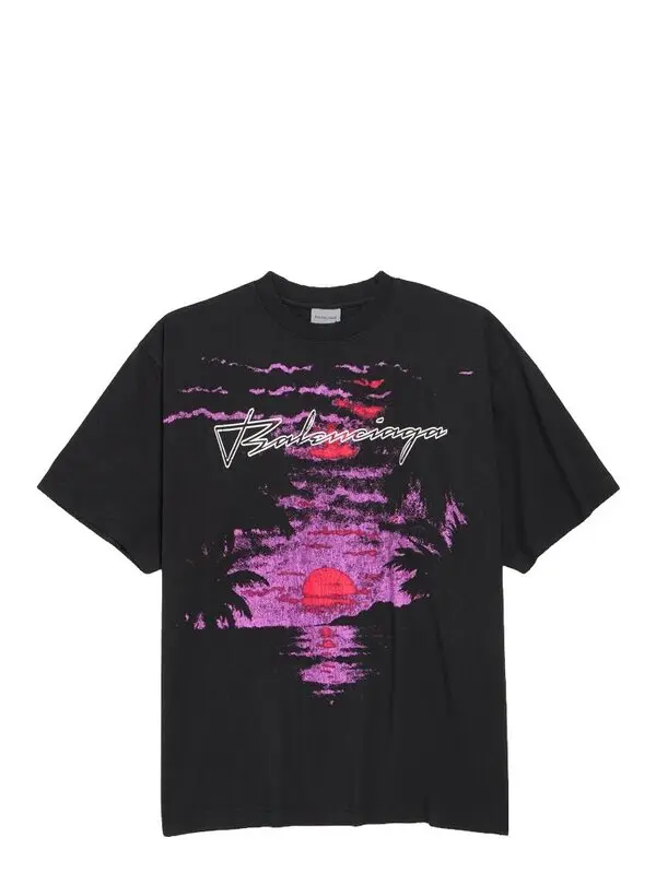Balenciaga Dream Medium Fit T-shirt - Black