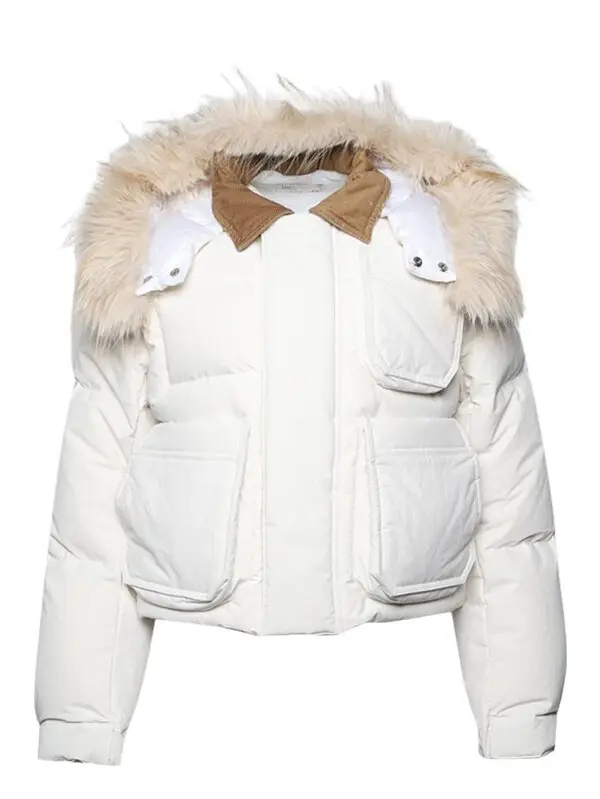 Sacai Puffer Jacket Off - White
