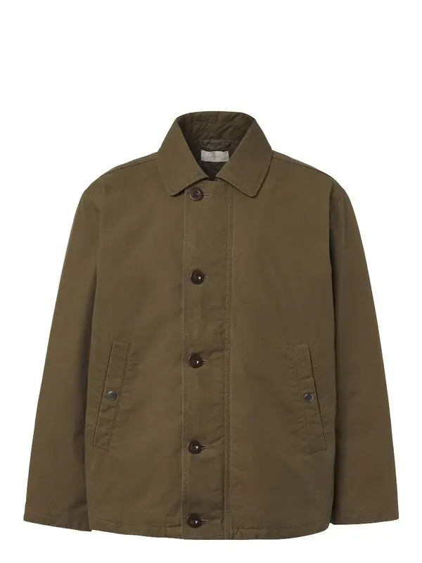 THE ROW Rafi Cotton Jacket - Brown