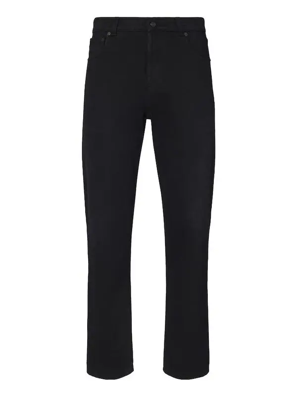 THE ROW Moe Straight Jeans - Black