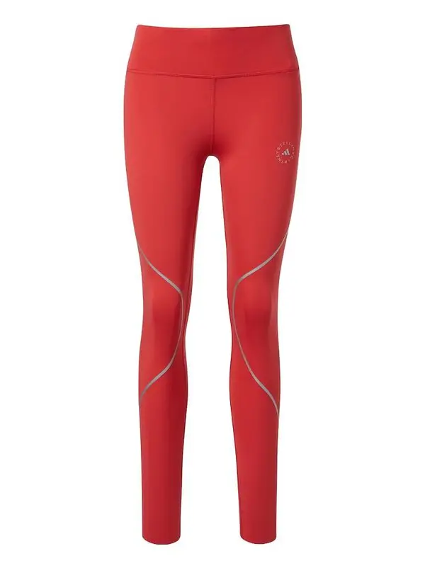 Adidas By Stella McCartney Logo Jersey Leggings - Red