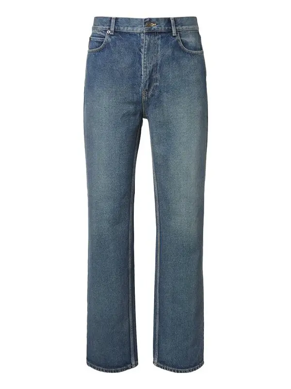 THE ROW Vanya Straight Jeans - Blue