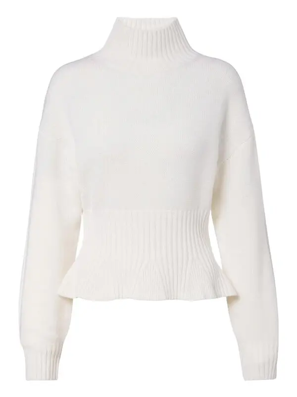 Jardin Des Orangers Wool And Cashmere Mockneck Sweater - White
