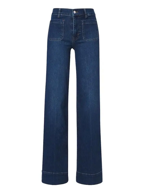 FRAME Wide-leg Jeans - Blue