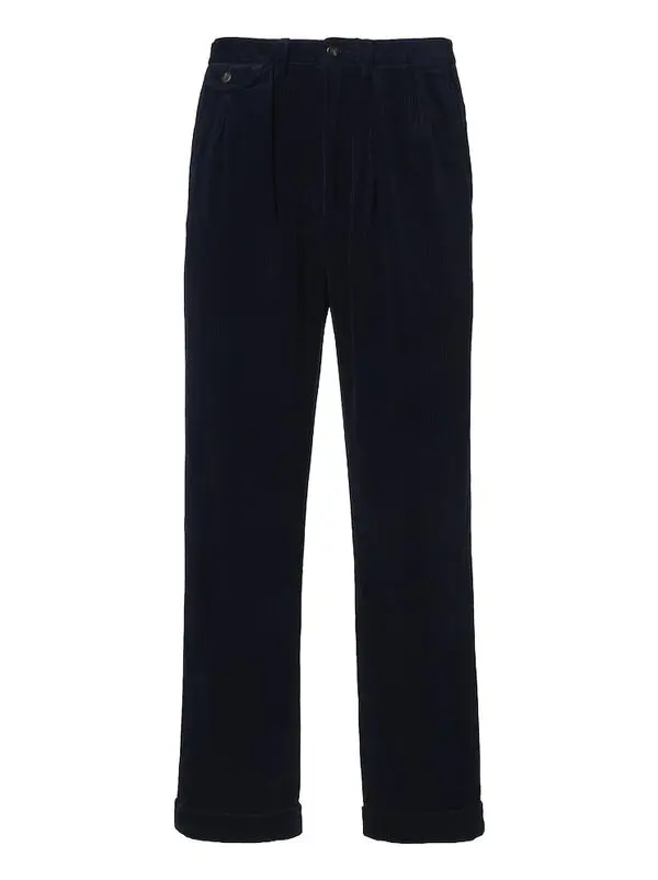 Polo Ralph Lauren Whitman Cotton Corduroy Straight Pants - Blue