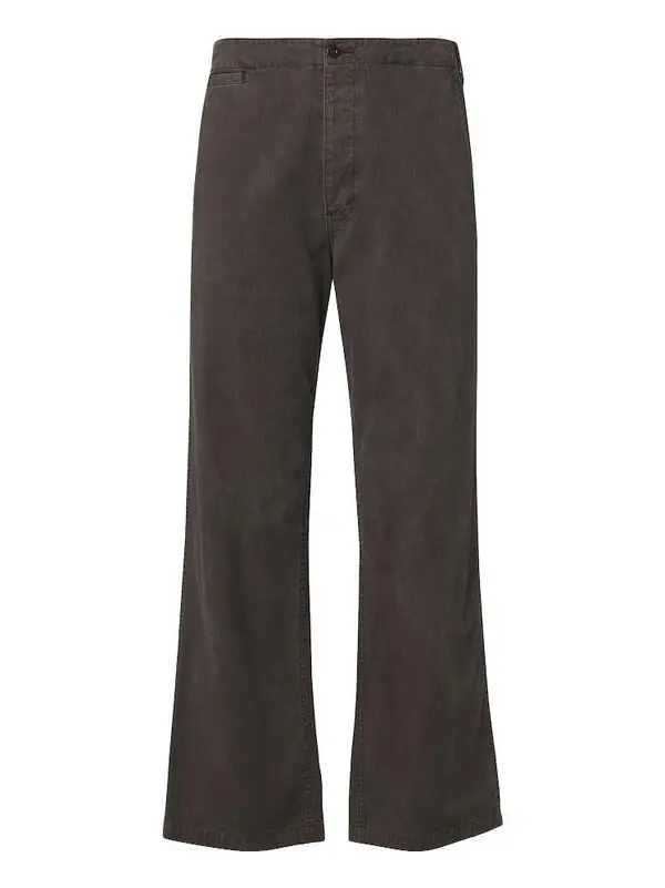 THE ROW Ramil Cotton Wide-leg Pants - Brown
