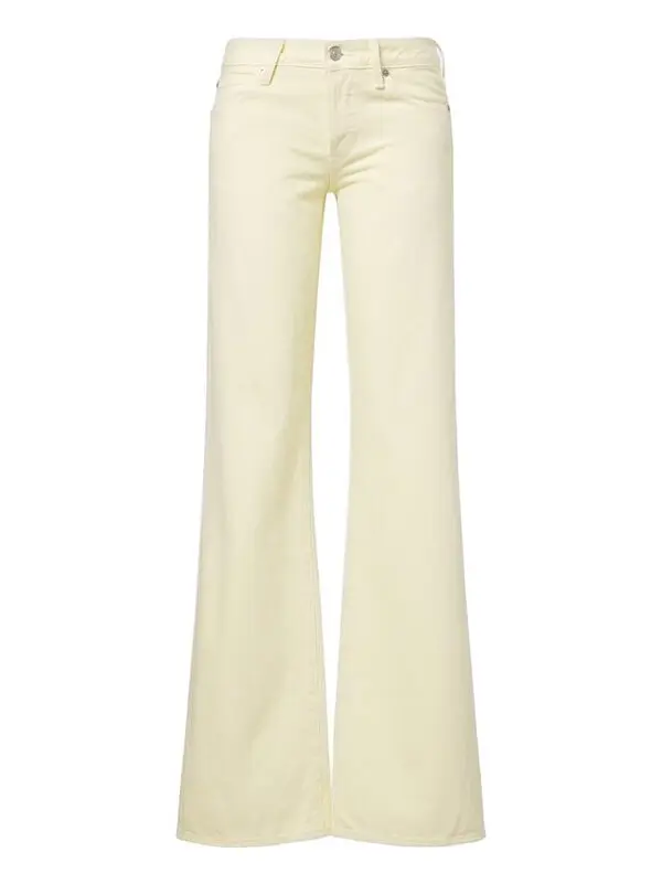 FRAME Wide-leg Jeans - Yellow
