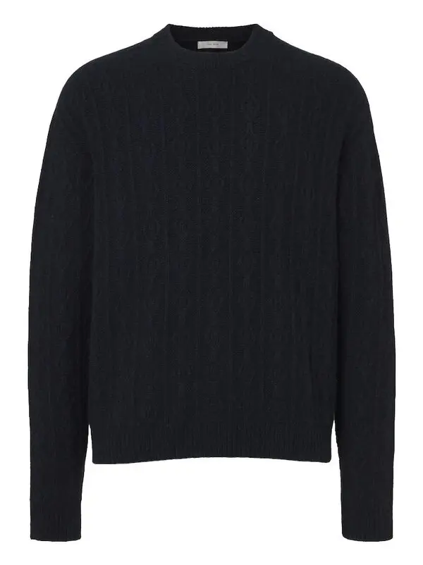 THE ROW Nanni Cable-knit Cashmere Sweater - Blue