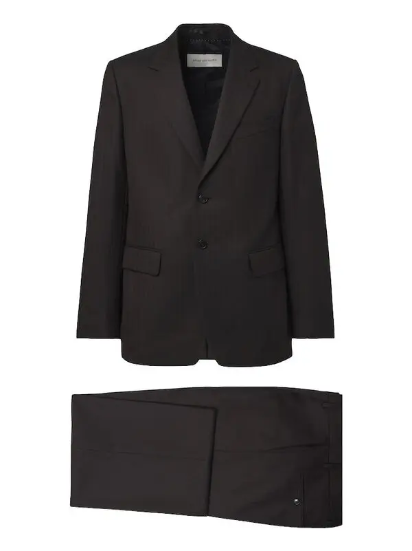 Dries Van Noten Wool Suit - Brown
