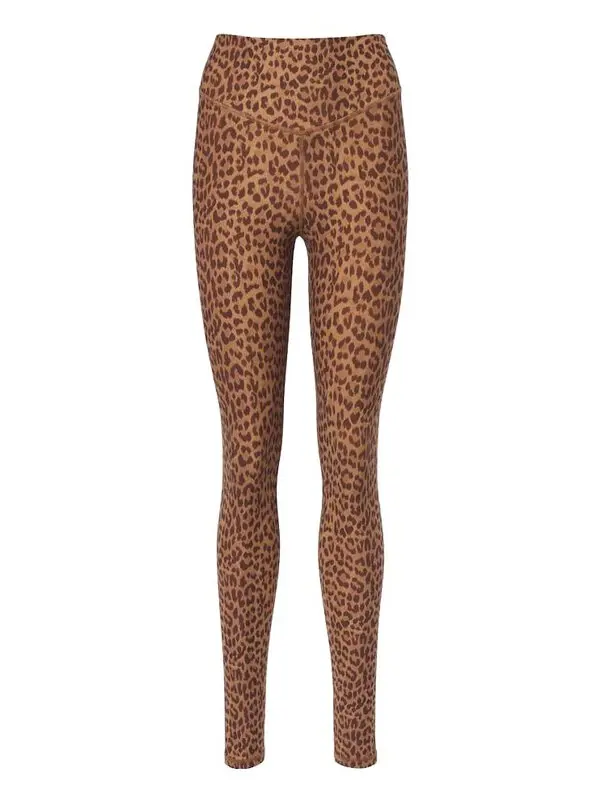 The Upside Javan Leopard-print Leggings - Brown