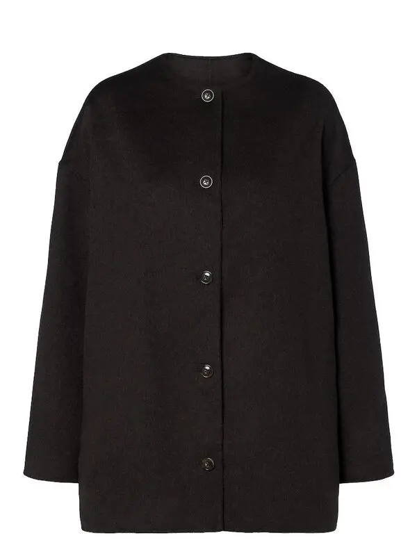 Loulou De Saison Dunne Wool And Cashmere Coat - Brown