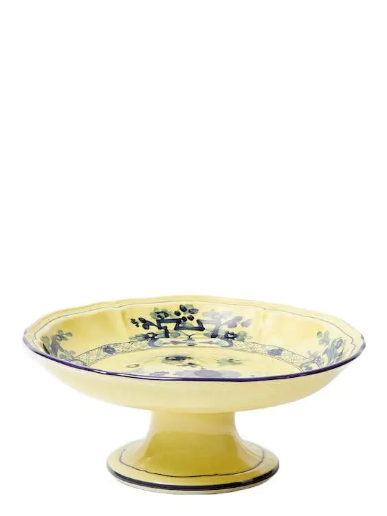GINORI 1735 Oriente Italiano Porcelain Fruit Bowl - Yellow