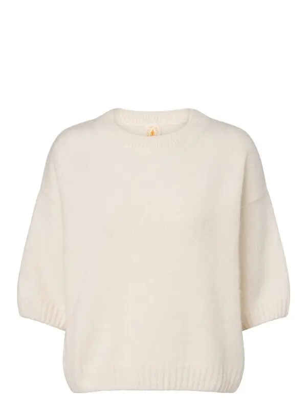Jardin Des Orangers Cashmere And Silk Blend Sweater - White