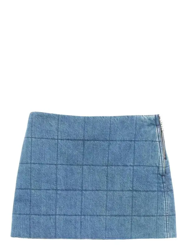 Gucci Quilted Mini Skirt - Blue
