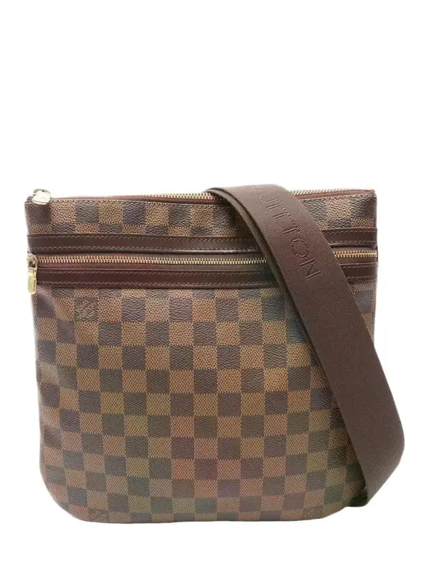 LOUIS VUITTON 2009 Bosphore Damier Ebene Cross Body Bag - Brown
