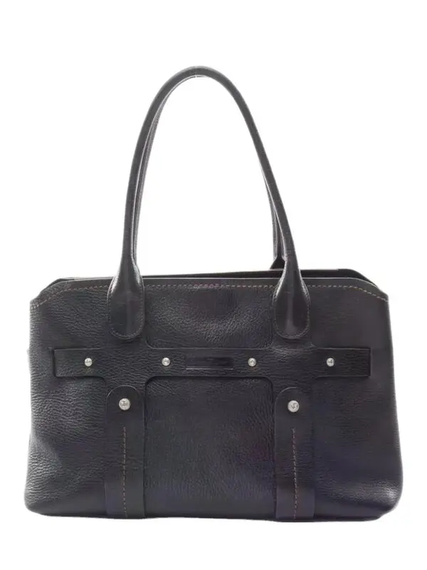 FERRAGAMO 2000s Gancini Shoulder Bag - Black