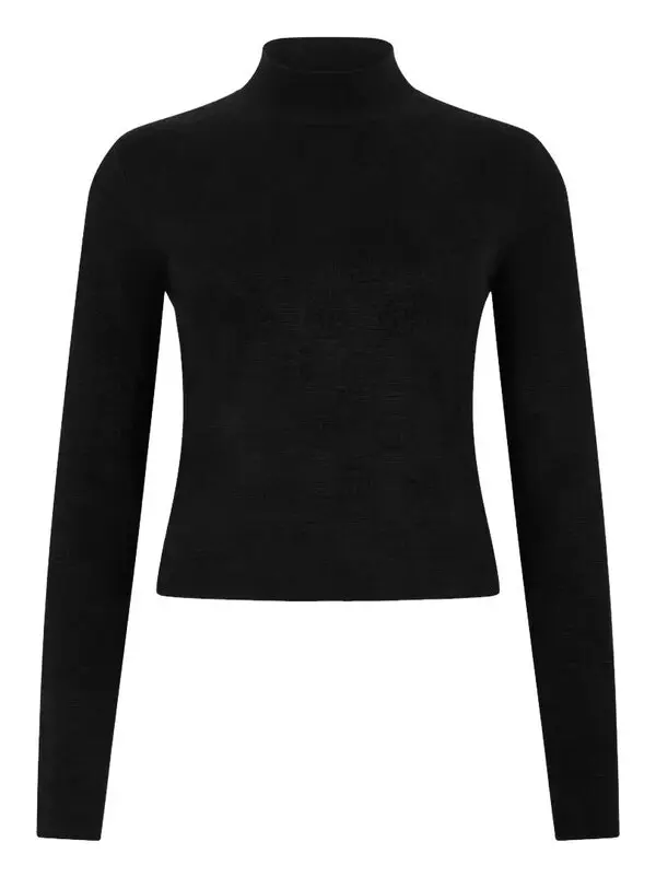 Philipp Plein Jacquard Monogram Long-sleeve Sweater - Black