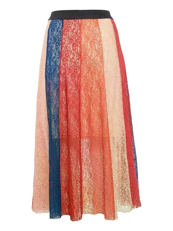 Maje Jupiter Maxi Skirt - Orange