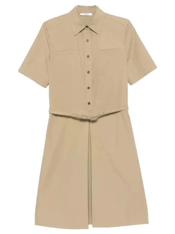 Fendi Short-sleeve Midi Dress - Neutrals
