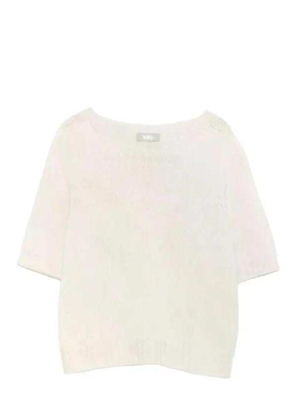 KILTIE Verbier Short-sleeve Sweater - Neutrals