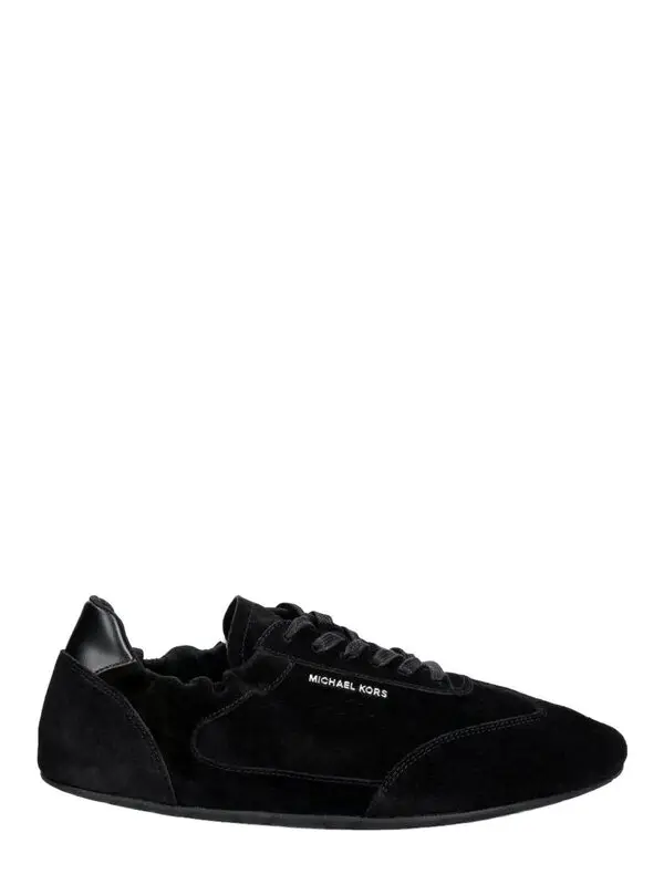 Michael Kors Archer Suede Lace-up Sneakers - Black