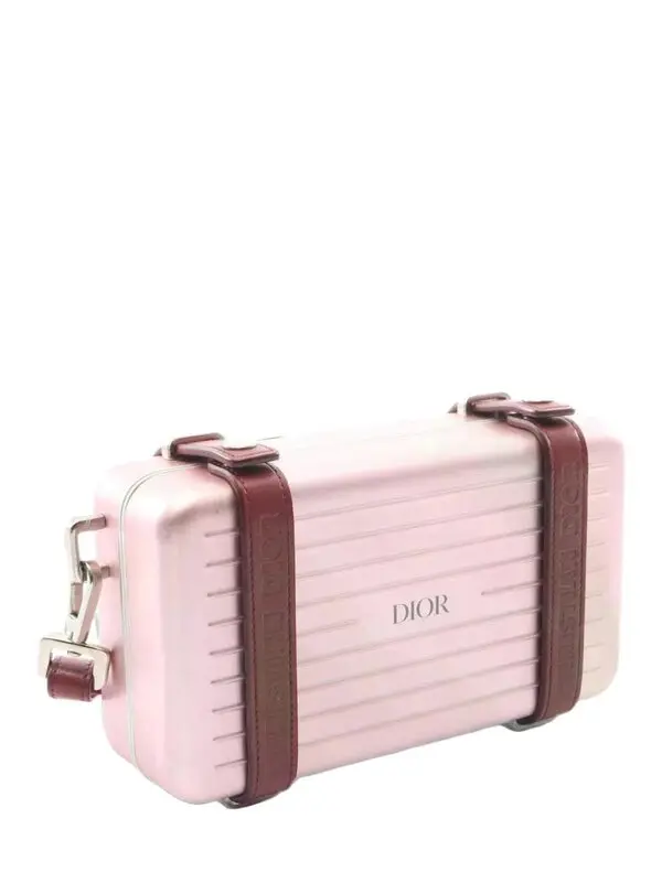 Dior X Rimowa 2010s Personal Clutch Shoulder Bag - Pink