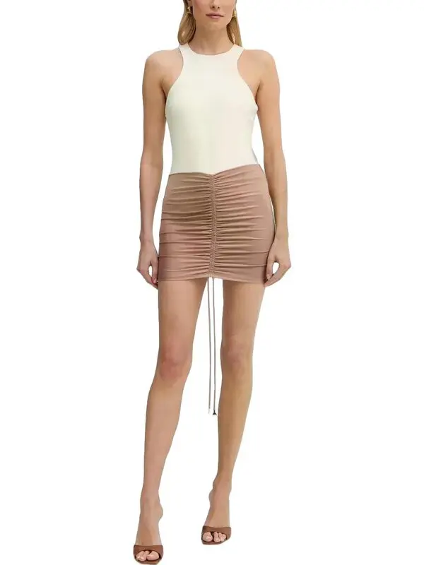 Patrizia Pepe Racer-back Bodysuit - Neutrals