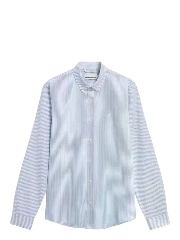 ARMEDANGELS Quassa Striped Long-sleeve Shirt - White