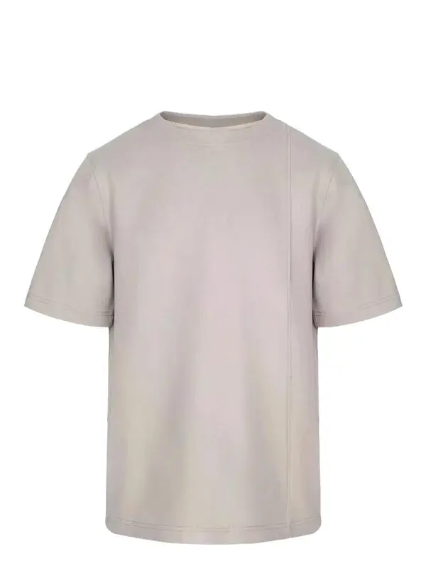 HAMZA Khan V2 Seam-detail T-shirt - Neutrals