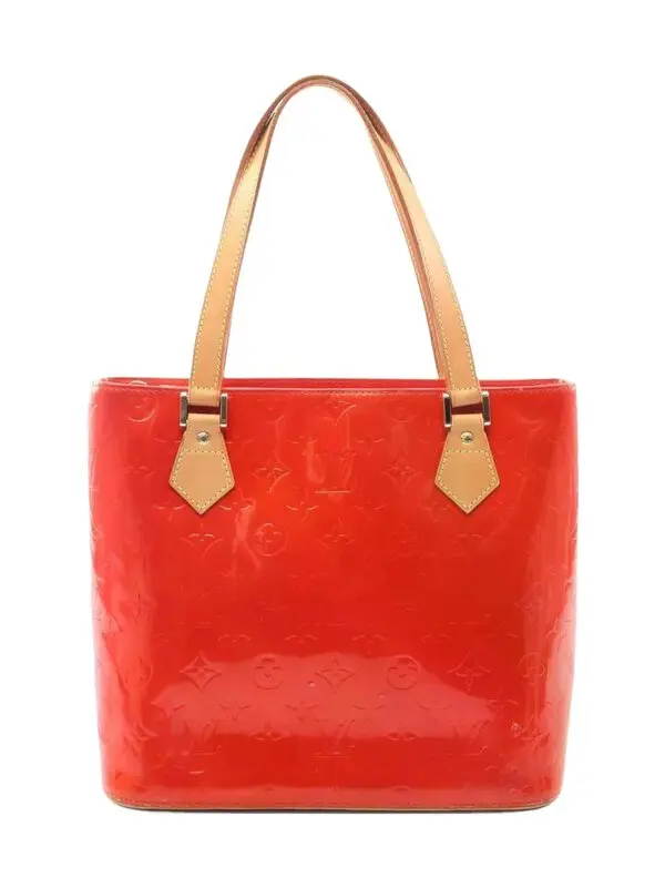 LOUIS VUITTON Monogram Vernis Tote Bag - Red
