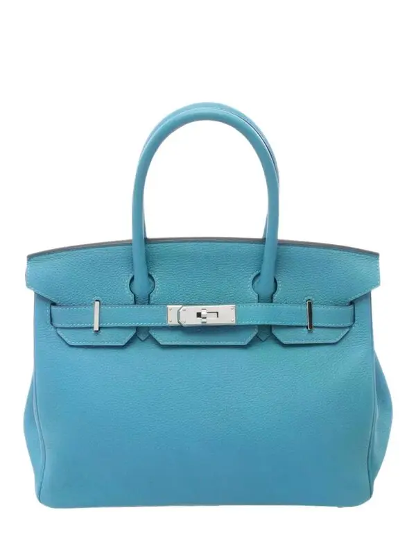 Hermès 2015 30 Birkin Handbag - Blue