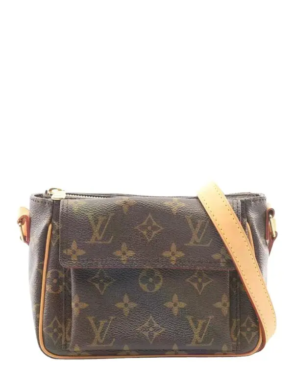 LOUIS VUITTON Monogram Canvas Shoulder Bag - Brown