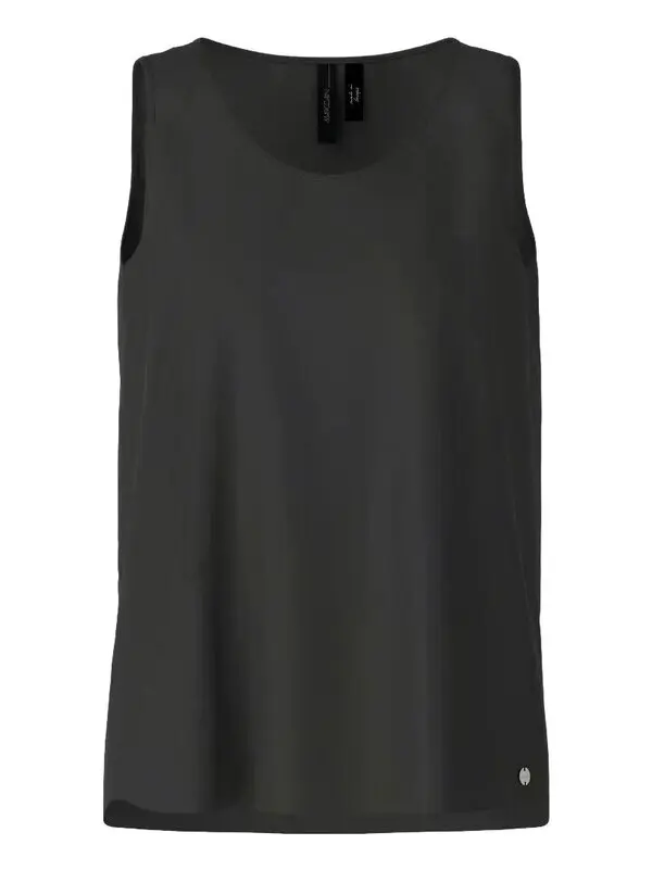 MARCCAIN Sleeveless Scoop Neck Blouse - Black
