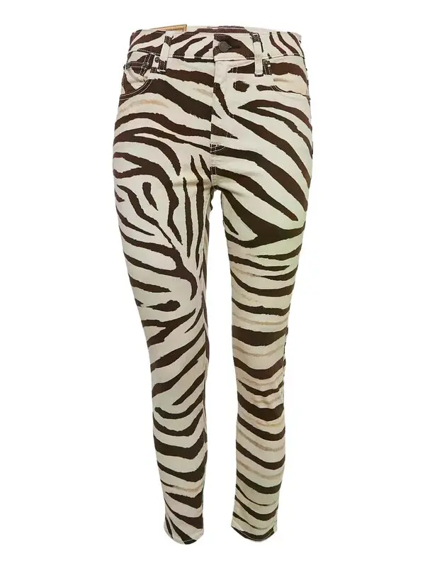 Polo Ralph Lauren Zebra-print Skinny Jeans - Neutrals