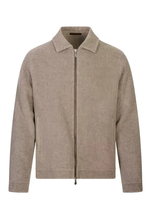 Fedeli Zip-up Shirt-style Jacket - Neutrals