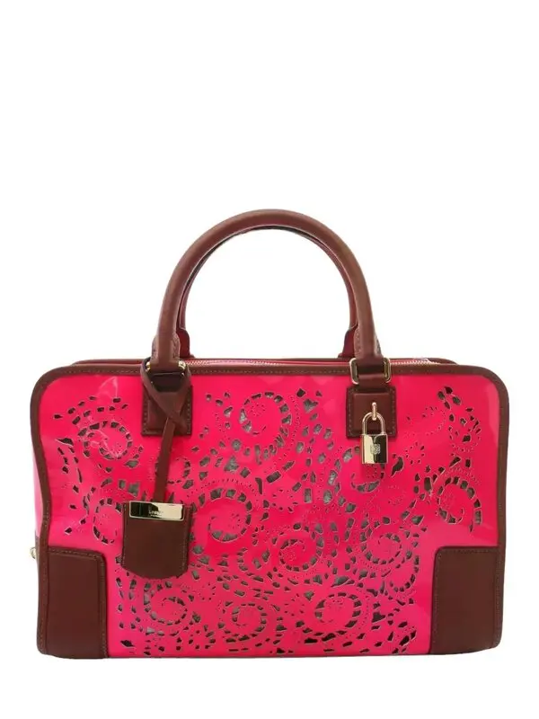 Loewe 2010s Amazona Laser-cut Handbag - Pink