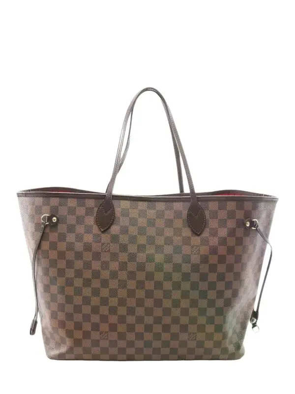 LOUIS VUITTON 2013 Gm Neverfull Damier Ebène Tote Bag - Brown
