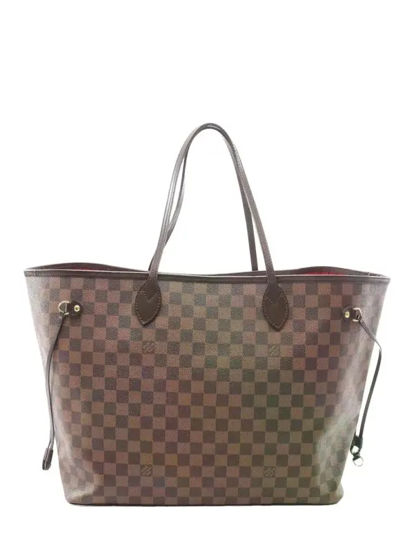 LOUIS VUITTON Damier Ebène Canvas Tote Bag - Brown