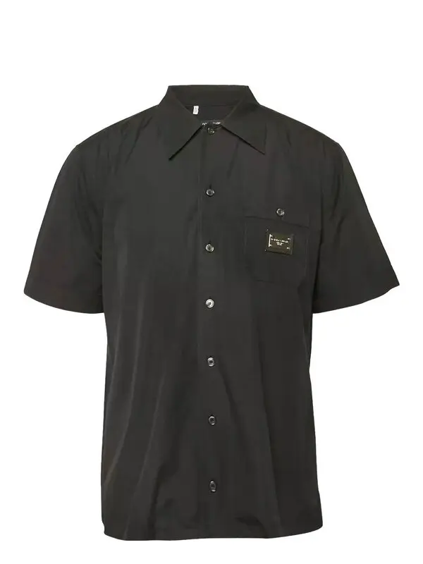 Dolce & Gabbana Logo-patch Shirt - Black