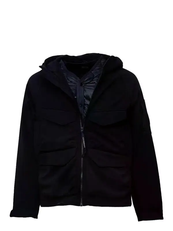 C.P. COMPANY Shell-r Padded Hooded Jacket - Blue