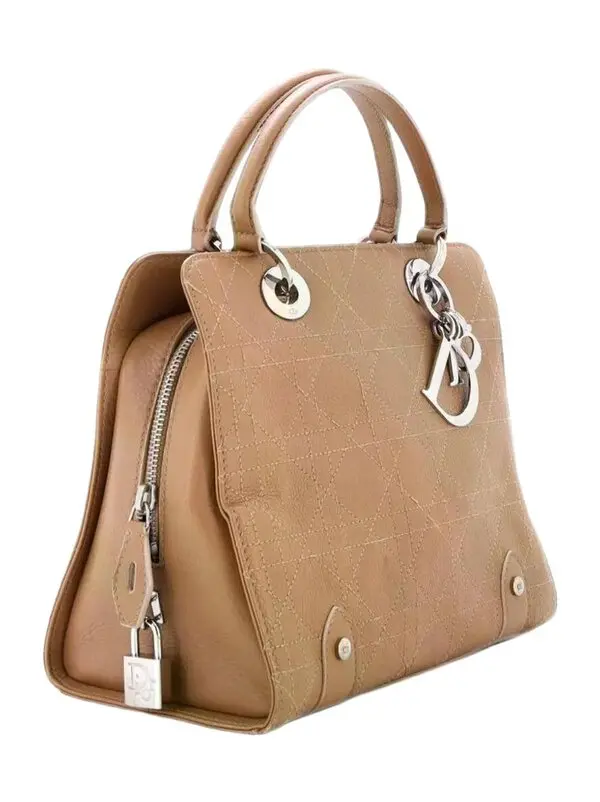 Dior Lady Soft Zip Tote - Neutrals